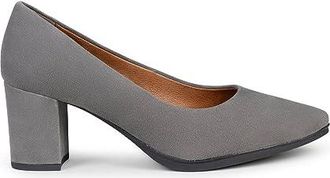 miMaO Escarpins pour Femme à Talon Moyen en Daim Gris, EU 42