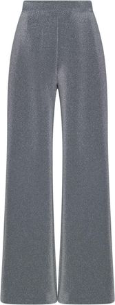 Rosetta Getty Gerade Hose im Metallic-Look - Silber