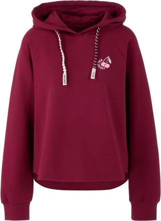 Marc Cain Femme, Sweatshirts et sweats &agrave; capuche, Brun, Taille: 40 FR SweaT-shirt mit Aufdruck