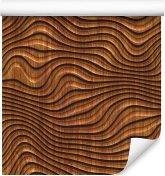 OEM Carta Da Parati 3d Effetto Legno Per Soggiorno E Camera Da Letto, 50x1000 Cm