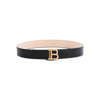 Balmain Femme, Accessoires, Noir, Taille: 70 CM Ceinture B-Belt en cuir
