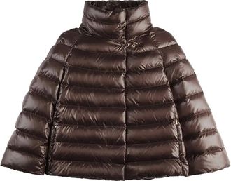 Fay Femme, Vestes, Brun, Taille: 38 FR Down Cape Raglan