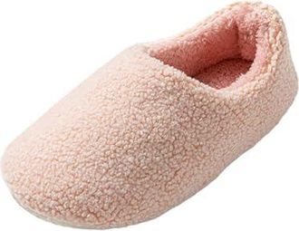 Generic Pantoufles pelucheuses pour femme - Confortables - Style d&eacute;contract&eacute; - Int&eacute;rieur et ext&eacute;rieur - Couleur unie - Doublure en polaire - Antid&eacute;rapantes - 