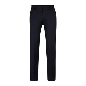 HUGO BOSS Homme, Pantalons, Bleu, Taille: 8XL Pantalon Formel en Laine Bleue