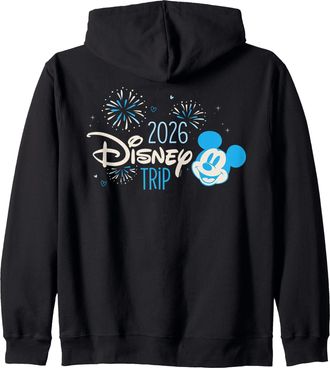 Disney Mickey Mouse & Fireworks 2026 Disney Trip Vacation Kapuzenjacke