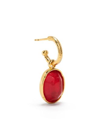 Goossens Talisman Ohrring mit Cabochon - Gold