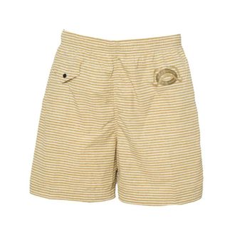 C.P. Company C.p. Company, Homme, Maillots de bain, Jaune, Taille: L Flatt Nylon Striped Swim Shorts