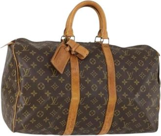 Louis Vuitton unisex, Pre-owned, Brun, Taille: ONE Size Sac Week-end en Toile Pre-owned