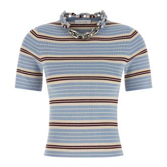 Paco Rabanne Damen, Strickwaren, Blau, MGröße