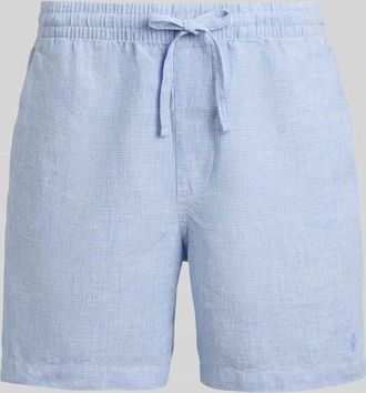 Polo Ralph Lauren Regular Fit Shorts aus echtem Leinen mit Logo-Stitching