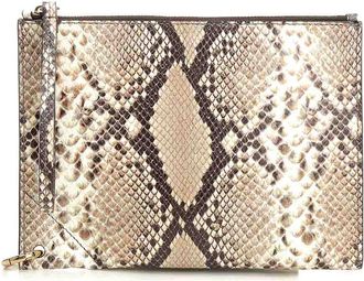 Chlo&eacute; Manteau En Cuir - Imprim&eacute; Animal