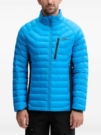 Jack Wolfskin veste matelass&eacute;e &agrave; fermeture zipp&eacute;e - Bleu