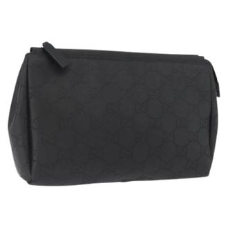 Gucci Pre-owned Nylon Clutch - - Pre-owned - Damen - Schwarzk - ONE SIZE