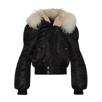 Alexander McQueen Jackenart Bomber - - Jackets - Damen - Schwarzk - XS