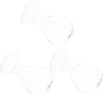 Aboofan 3stücke Teiliges Glas-blumenvase Mit Hölzernem Wandrahmen Transparentes Hängendes Hydroponik-pflanzgefäß Dekorativer Wandplanter Für Wohnzimmer Schlaf