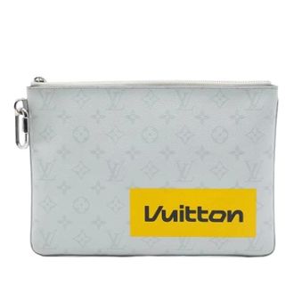 Louis Vuitton Pre-owned Logo Story Pochette GM - Femme - Pre-owned - Blanc - Taille: ONE Size