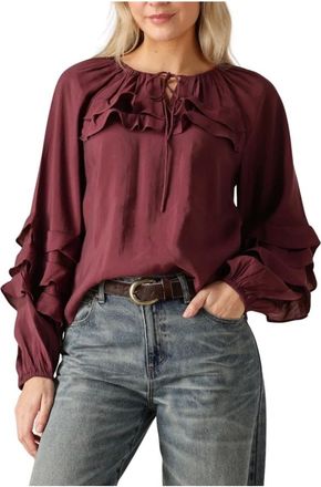 Y.A.S Y.a.s, Damen, Blusen & Hemden, Rot, XSGr&ouml;&szlig;e