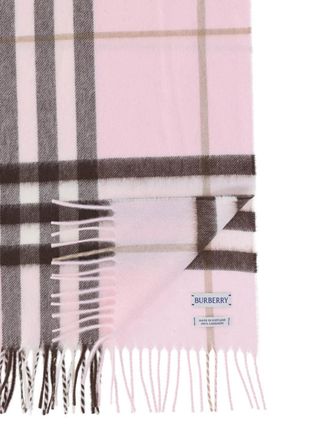 Burberry Womens Scarfs Pink Cashmere
