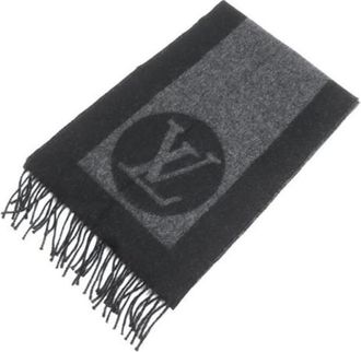 Louis Vuitton unisex, Pre-owned, Noir, Taille: ONE Size &Eacute;charpe en cachemire Pre-owned