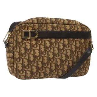 Dior Pre-owned Vintage Canvas Schultertasche - - Pre-owned - Damen - Braun - ONE SIZE