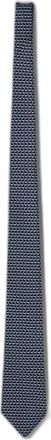 Ermenegildo Zegna Cravate imprim&eacute;e en soie - Homme - Accessoires - Bleu - Taille: ONE Size