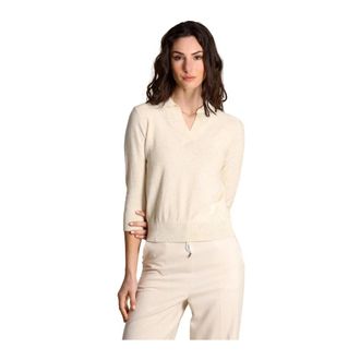 Emme Di Marella Emme DI Marella, Femme, Tops, Jaune, Taille: 42 FR Emmlonza Knit Top