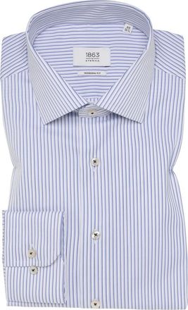 Eterna Hemd mit Streifenmuster und Stretchanteil, Modern Fit in