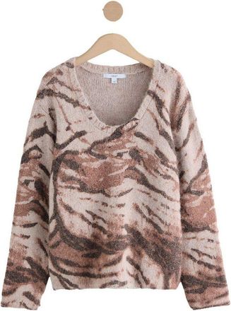 Next Strickpullover Pullover mit Wolle und U-Ausschnitt (1-tlg)