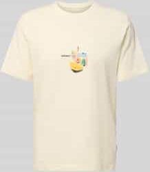 Jack & Jones T-Shirt mit geripptem Rundhalsausschnitt Modell VARENNA