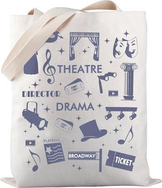 Generic Sac fourre-tout pour th&eacute;&acirc;tre musical - Cadeau pour les amateurs de th&eacute;&acirc;tre, Sac de th&eacute;&acirc;tre musical