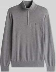 Tommy Hilfiger Regular Fit Troyer aus reiner Baumwolle