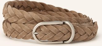 Brunello Cucinelli Brunello Cucinelli Flechtg&uuml;rtel Aus Leder braun