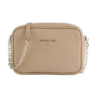 Patrizia Pepe Mini-Umh&auml;ngetasche aus Leder - - Bags - Damen - Beige - ONE SIZE