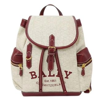 Bally Pre-owned Toile sacs-dos - Femme - Pre-owned - Beige - Taille: ONE Size