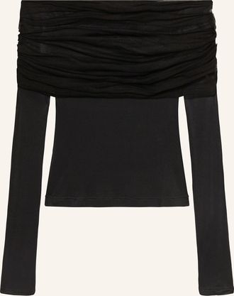 CHRISTOPHER ESBER Christopher Esber One-Shoulder-Shirt Sonora schwarz