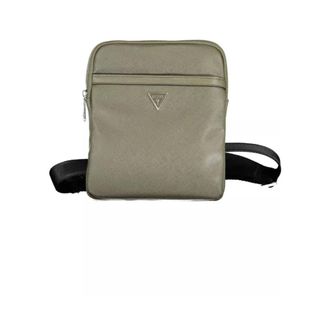 Guess Homme, Sacs, Vert, Taille: ONE Size Sac Bandouli&egrave;re Vert &Eacute;cologique