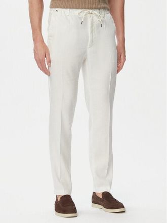 HUGO BOSS Stoffhose H-Kanel 50557859 Wei&szlig; Regular Fit