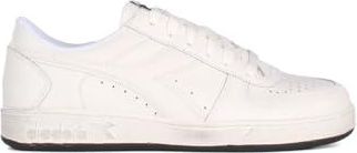 Diadora Mixte Magic Basket Low Icona Chaussure de Gymnastique, Blanc, 43 EU