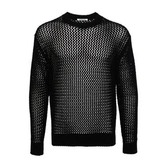 Auralee Homme, Pulls, Bleu, Taille: 2XL Pulls à col rond