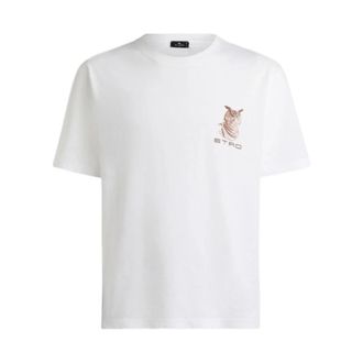 Etro Etro T-shirts und Polos Weiss - - Tops - Herren - Wei&szlig; - S