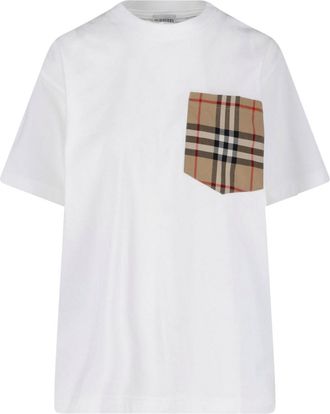 Burberry T-Shirt With Pocket Check