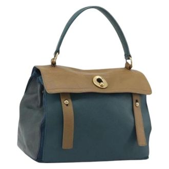 Saint Laurent Sac &agrave; main vintage Pre-owned - Femme - Pre-owned - Bleu - Taille: ONE Size