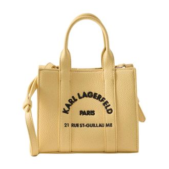 Karl Lagerfeld Femme, Sacs, Jaune, Taille: ONE Size Petit Cabas Villa La Vigie