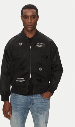 A|X Armani Exchange Bomberjacke XM000388 AF13130 UC001 Schwarz Regular Fit