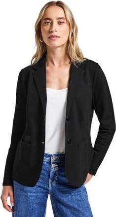 Street One 2116815 Blazer Basique, Noir, 36 Femmes