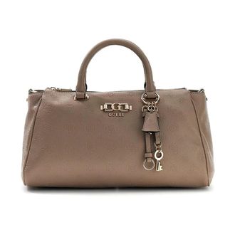 Guess Anise Large Box Satchel - - Bags - Damen - Beige - ONE SIZE