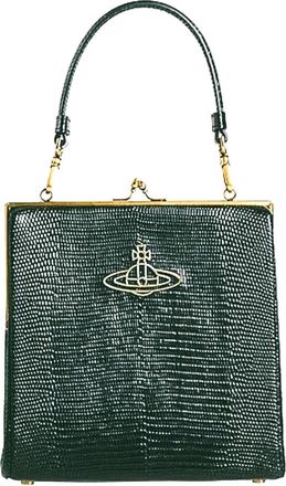 Vivienne Westwood Femme, Sacs, Vert, Taille: ONE Size Queeny Square Frame Purse