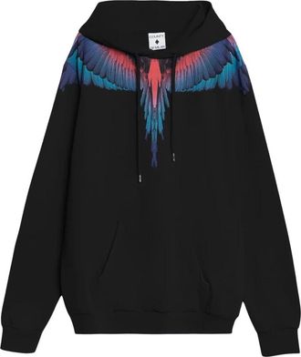 Marcelo Burlon Homme, Sweatshirts et sweats &agrave; capuche, Noir, Taille: XS Sweat &agrave; capuche