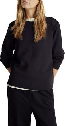 Benetton Maglia G/C M/L 3qafd10au Sweat sans Capuche, Noir, XL Femme