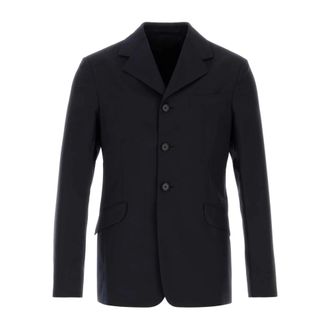 Jil Sander Homme, Vestes, Bleu, Taille: XL Wool Blazer
